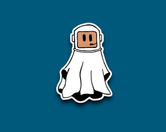 Cute Space Ghost Waterproof Sticker Set V5 - Etsy