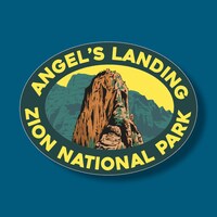 Zion National Park Angel’s Landing Inspired Sticker | Utah I Matte ...