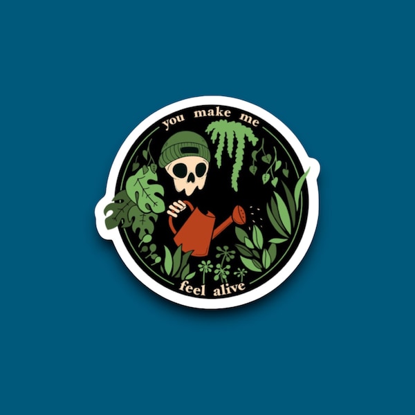 Boho Plant Sticker - Etsy