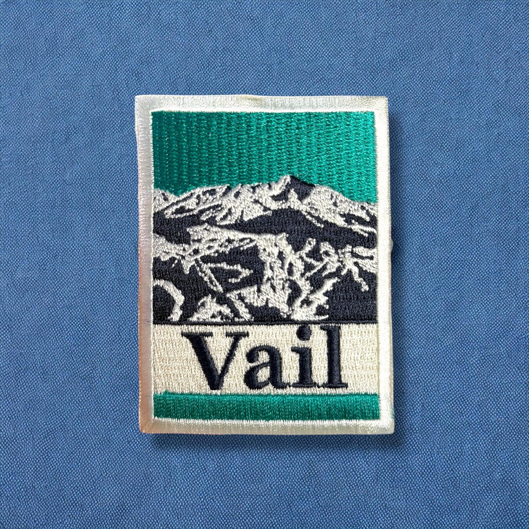 Vail Colorado, Embroidered Patch | Iron on Backing - Etsy