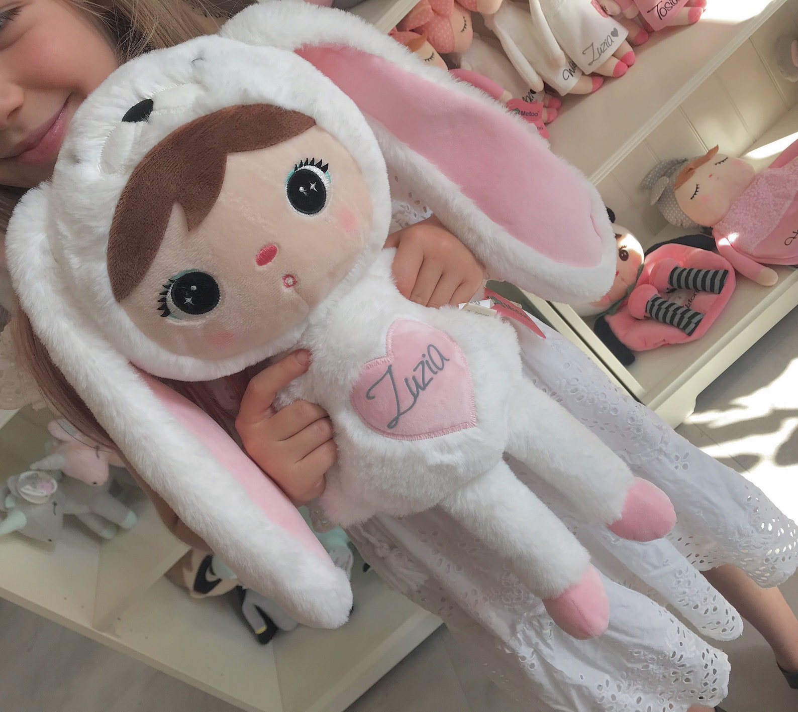 Personalized Metoo Cream Bunny Doll 48cm With Name - Etsy