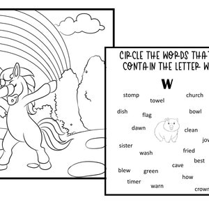 Animal Alphabet Preschool Worksheets, ABC Book Printable for Pre K ...