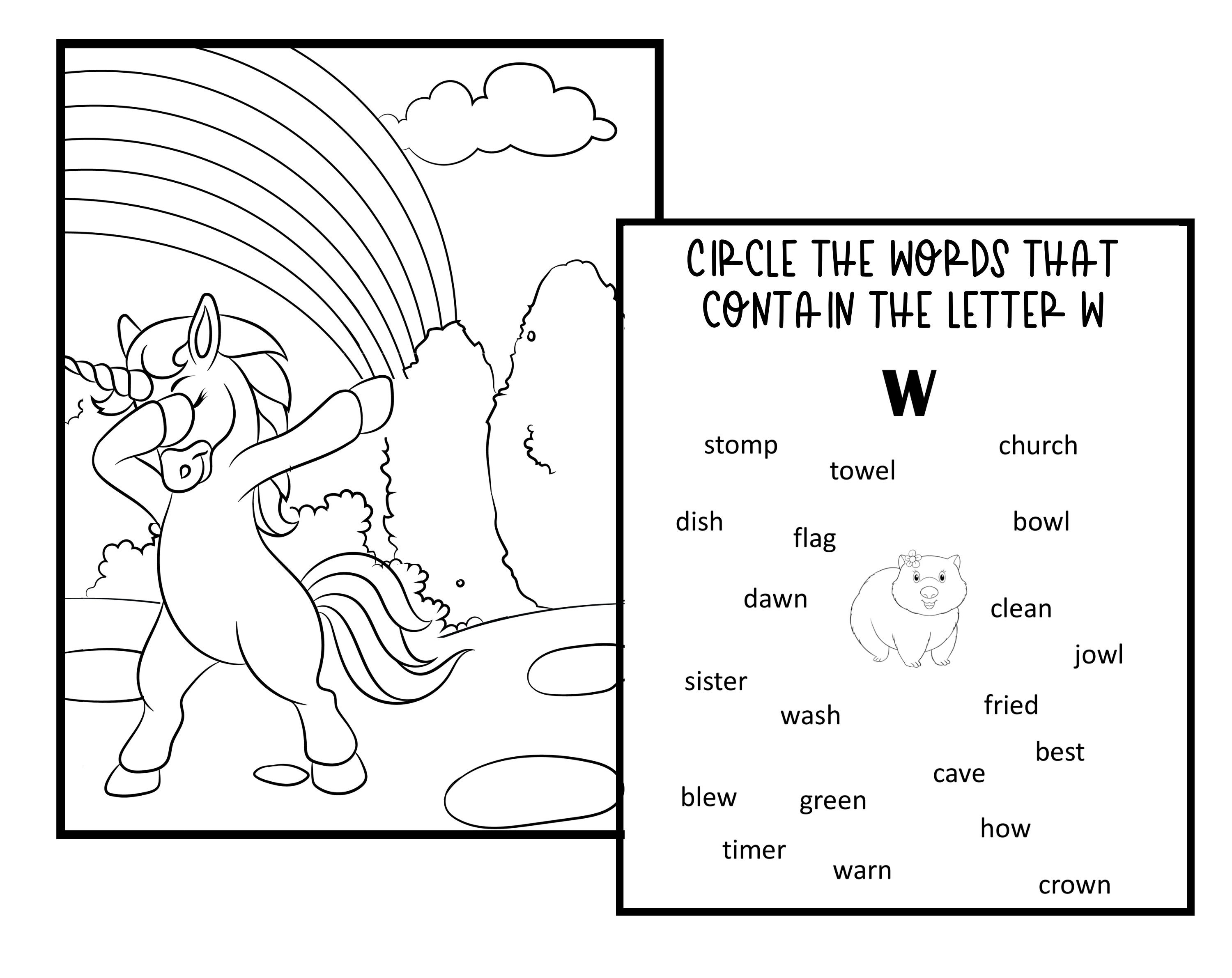 Animal Alphabet Preschool Worksheets, ABC Book Printable for Pre K ...