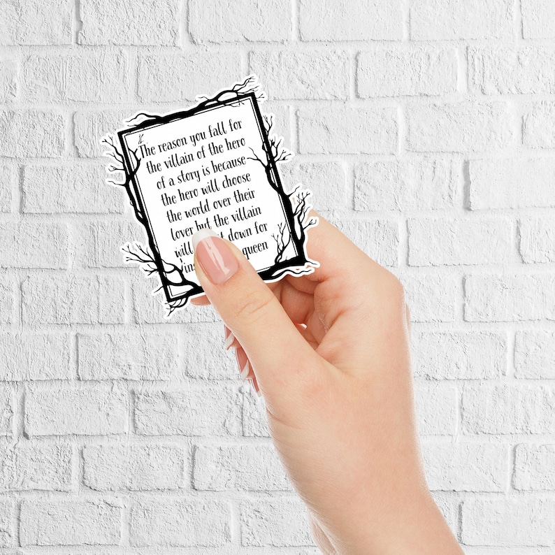 Dark Romance Sticker Bundle: Book Quotes, Hearts, Flowers & Coffee ...