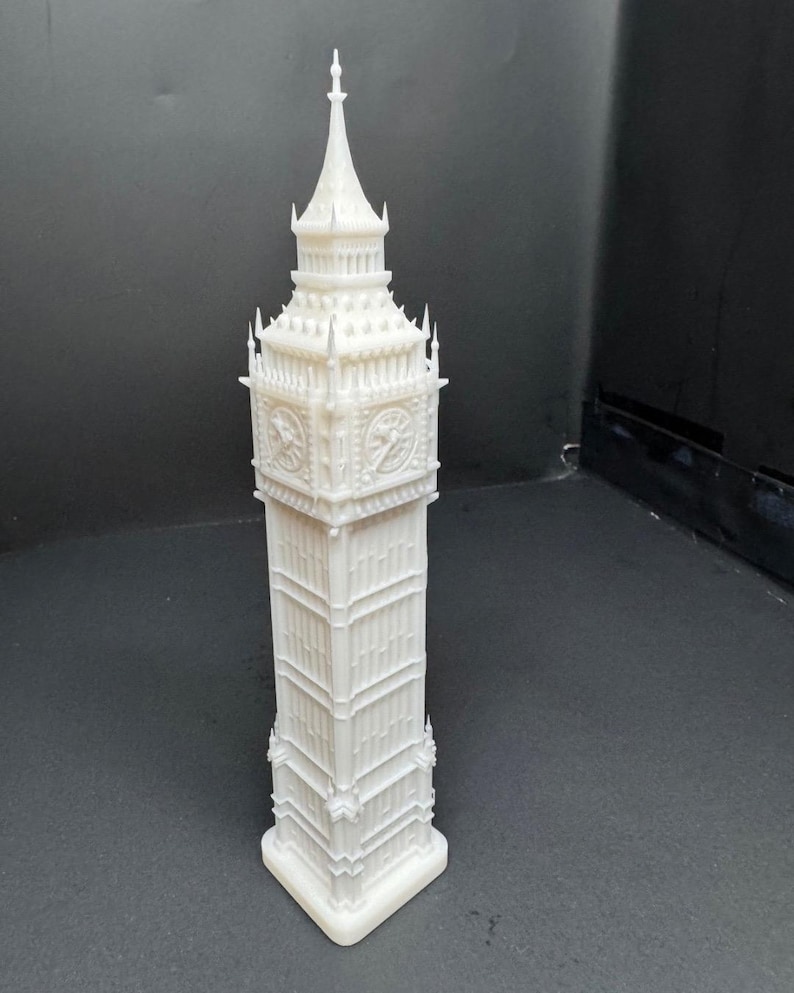 Big Ben Clock Tower Model – 3D Printed Architecture Sculpture | British ...