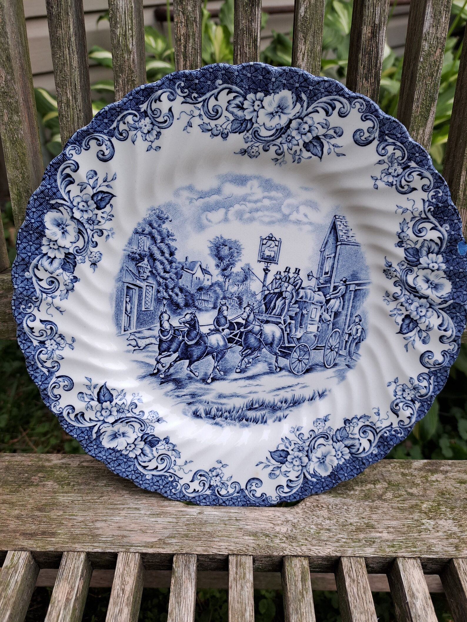 Johnson Bros Coaching Scenes Dishware, Freezer and Microwave Safe 10 ...