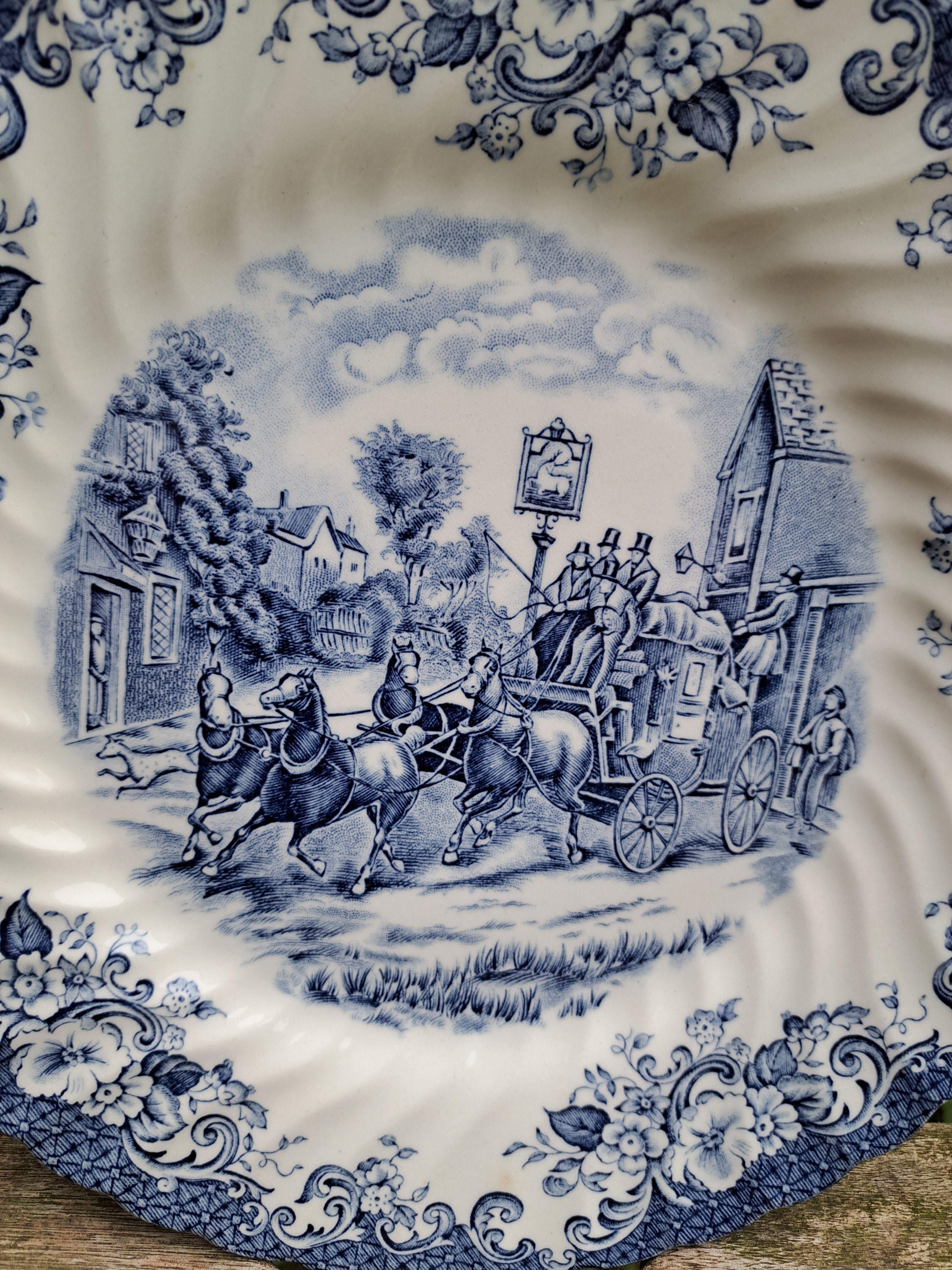 Johnson Bros Coaching Scenes Dishware, Freezer and Microwave Safe 10 ...