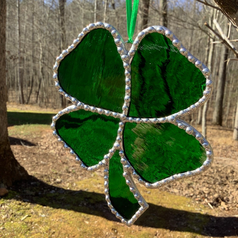 Shamrock Sun Catcher - Etsy