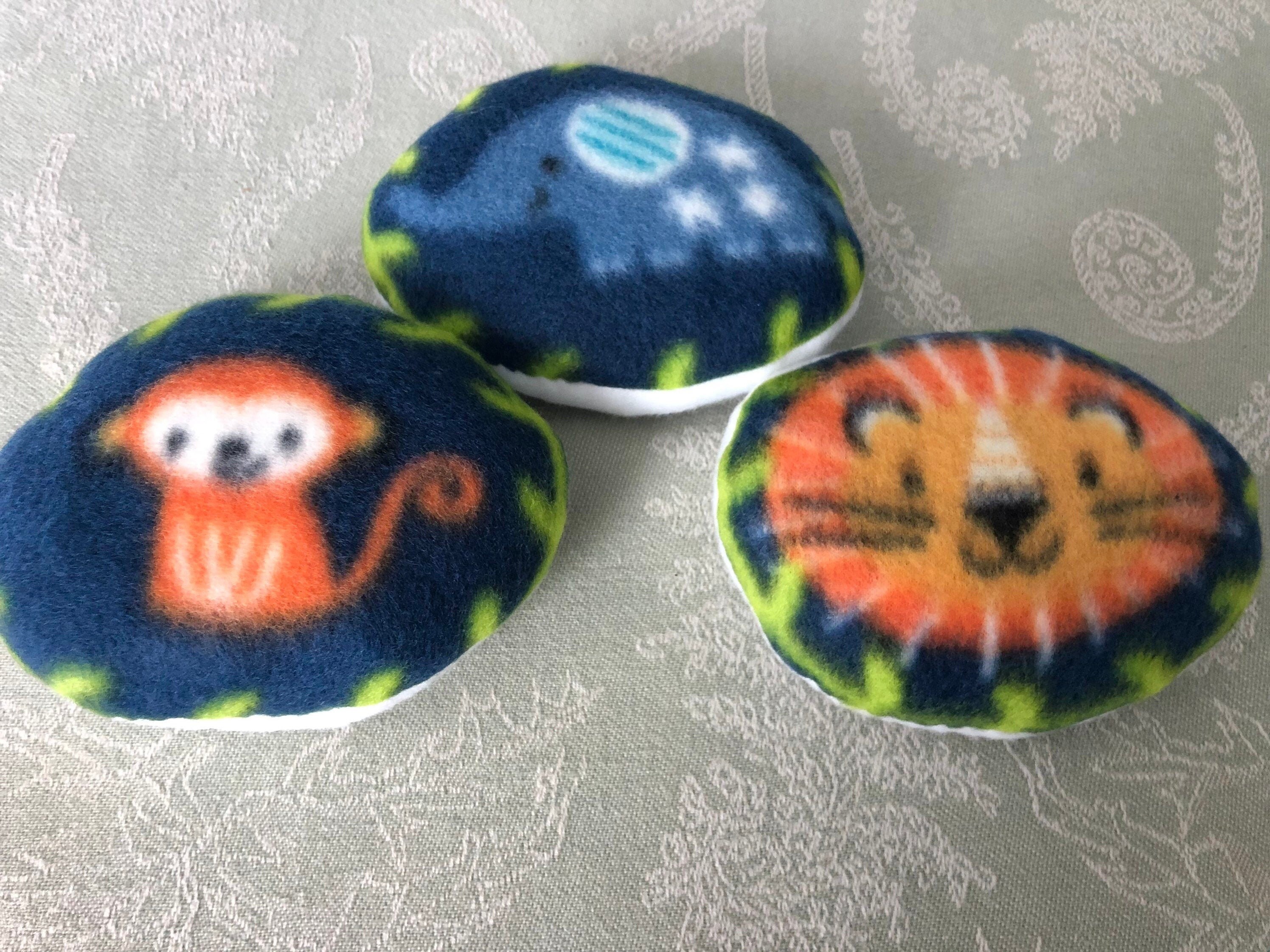 Circular Jungle Animal Chin Rest Throw Pillows (set of 3) – All Anti ...