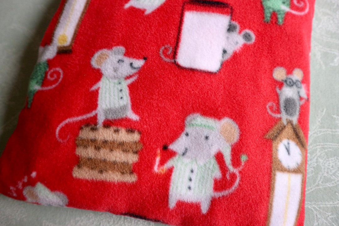 Waiting for Santa Fleece Pillow Bed Chinchilla Rat Rabbit Guinea Pig - Etsy