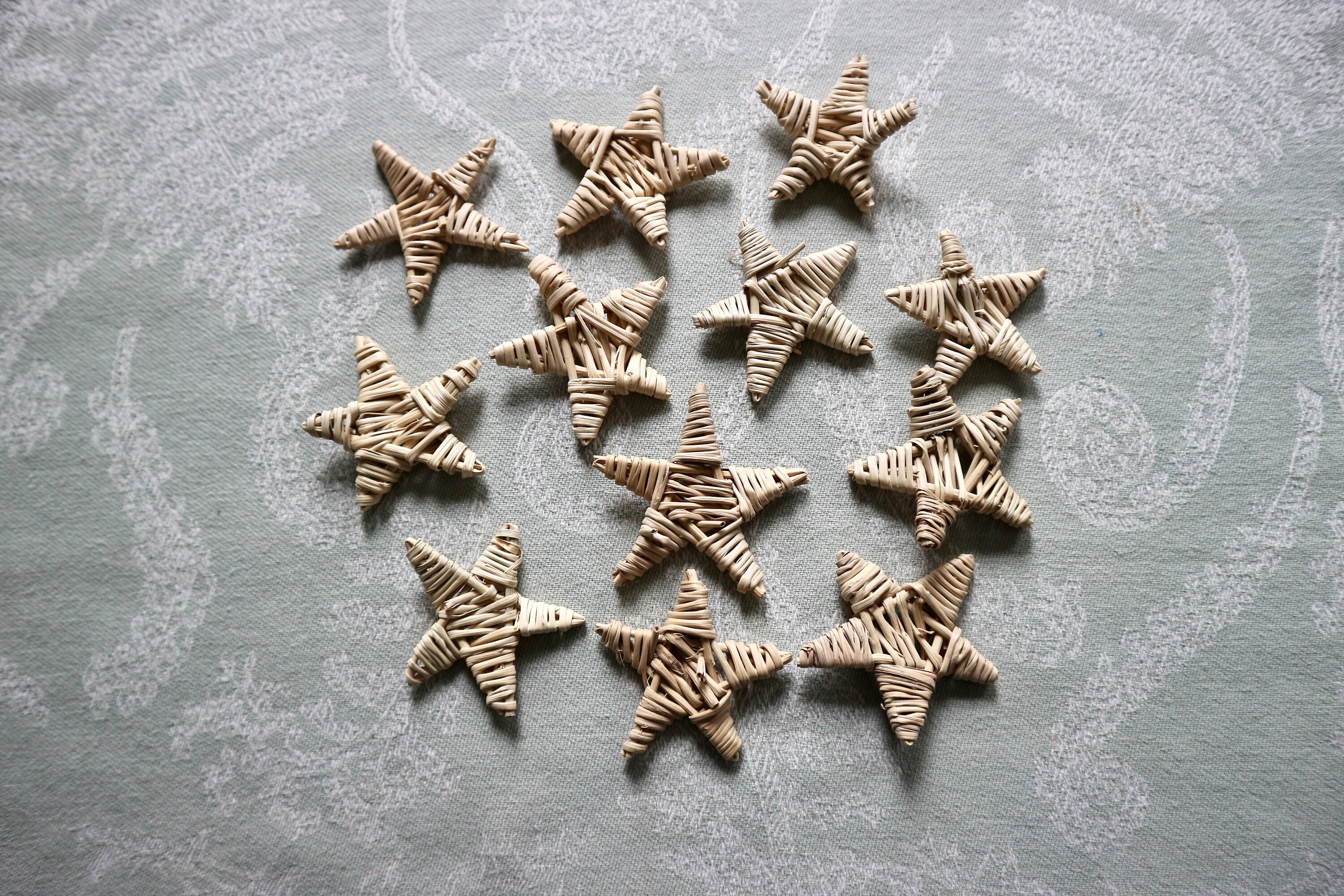 Natural Small Vine Stars (pack of 12) - Chinchilla/rat/degu/rabbit ...