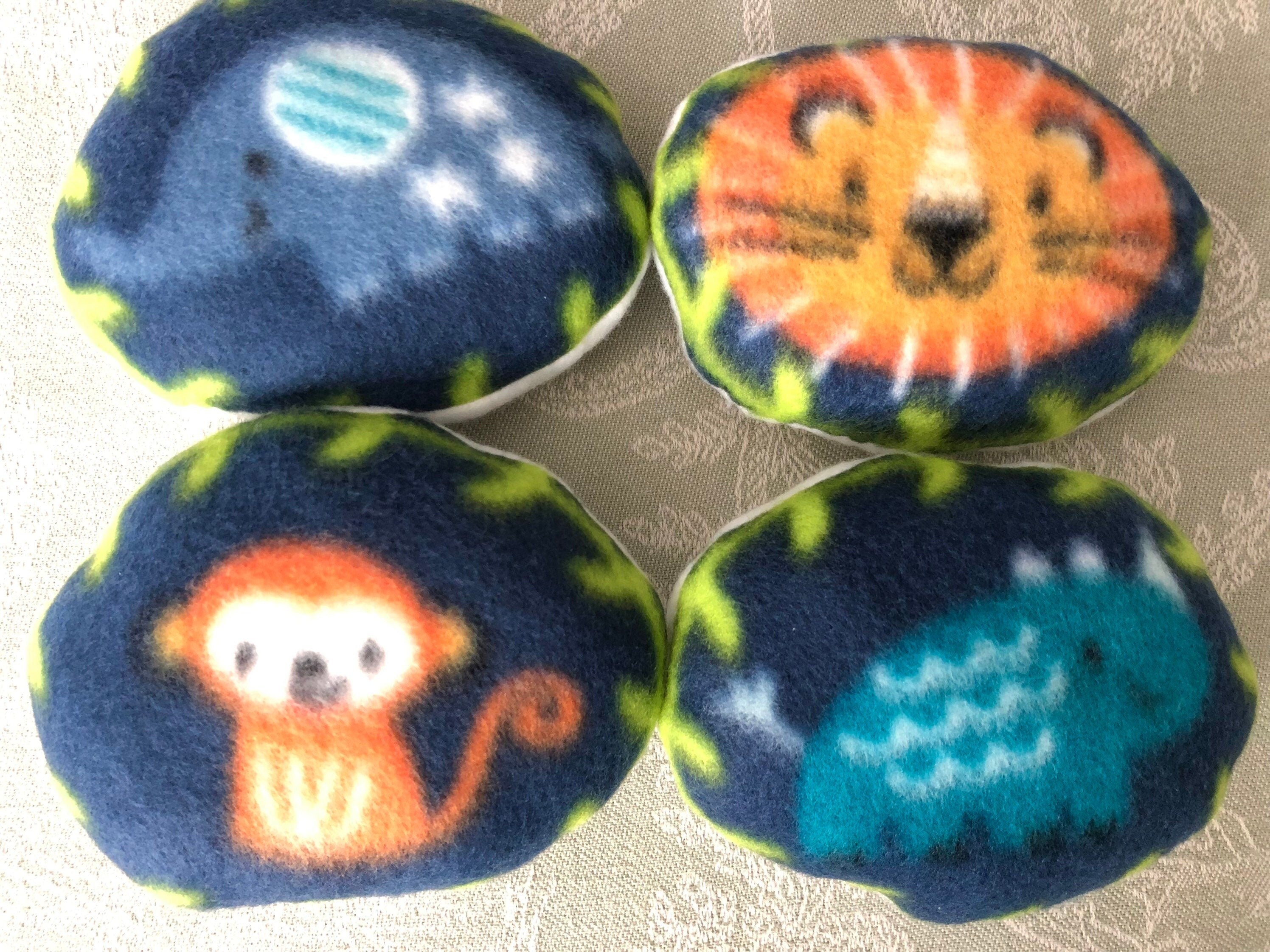 Circular Jungle Animal Chin Rest Throw Pillows (set of 3) – All Anti ...