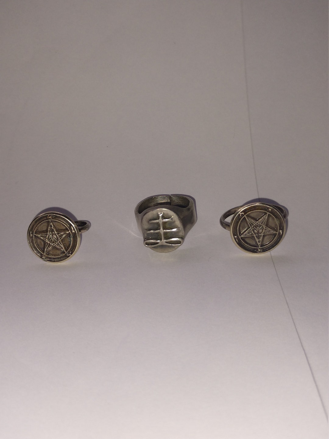 Satanic Rings 3 - Etsy