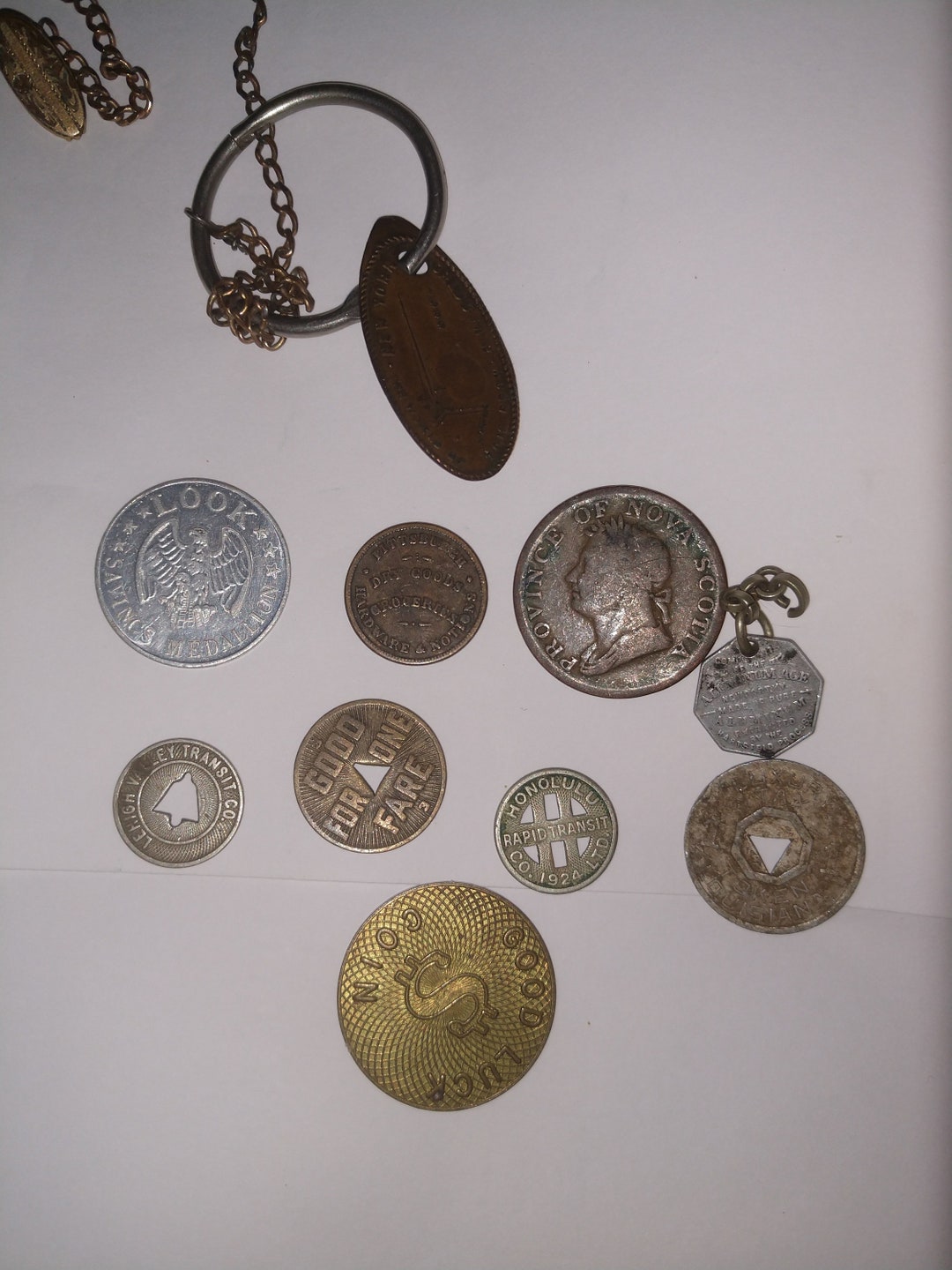 Lot of Various Tokens - Etsy