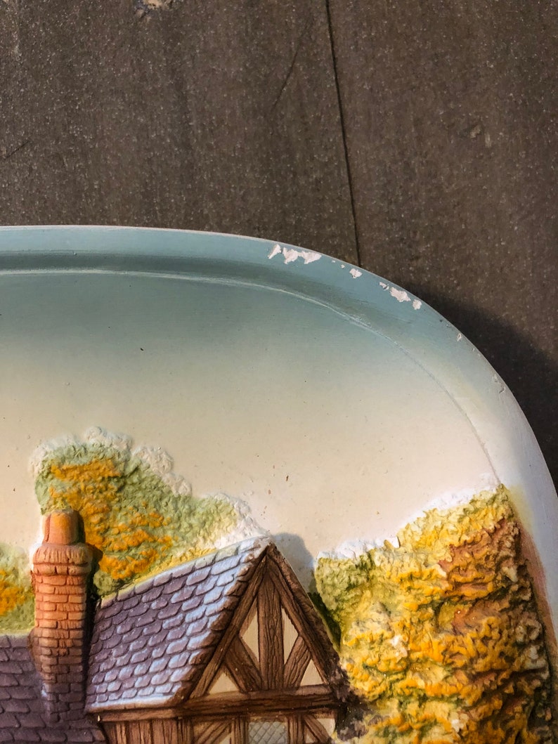 Legend Products 3D Chalkware Wall Plates English Countryside - Etsy