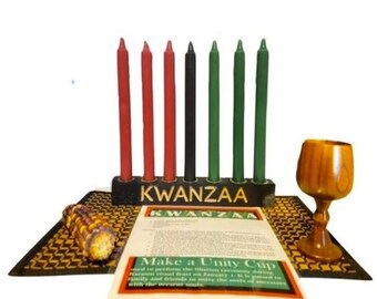 Kwanzaa Kinara Celebration Set 11-piece - Etsy