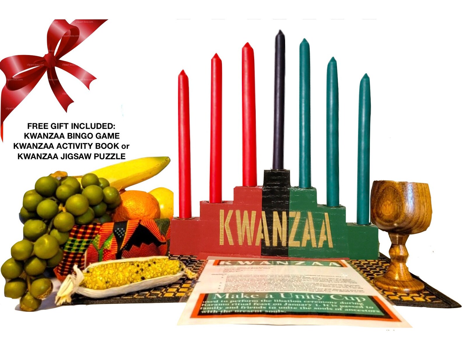 Kwanzaa Kinara Celebration Set 13 Piece - Etsy