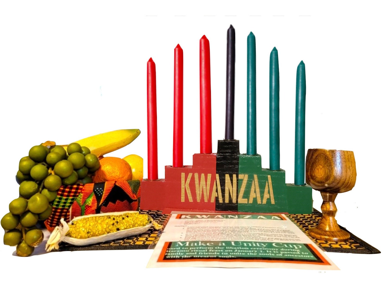 Kwanzaa Kinara Celebration Set (13 Piece) - Etsy