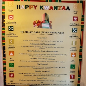 Kwanzaa Poster 18X20 (instant Download) - Etsy