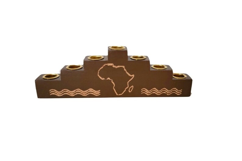 Kwanzaa Celebration Set Africa Kwanzaa Kinara Set 15x6 - Etsy