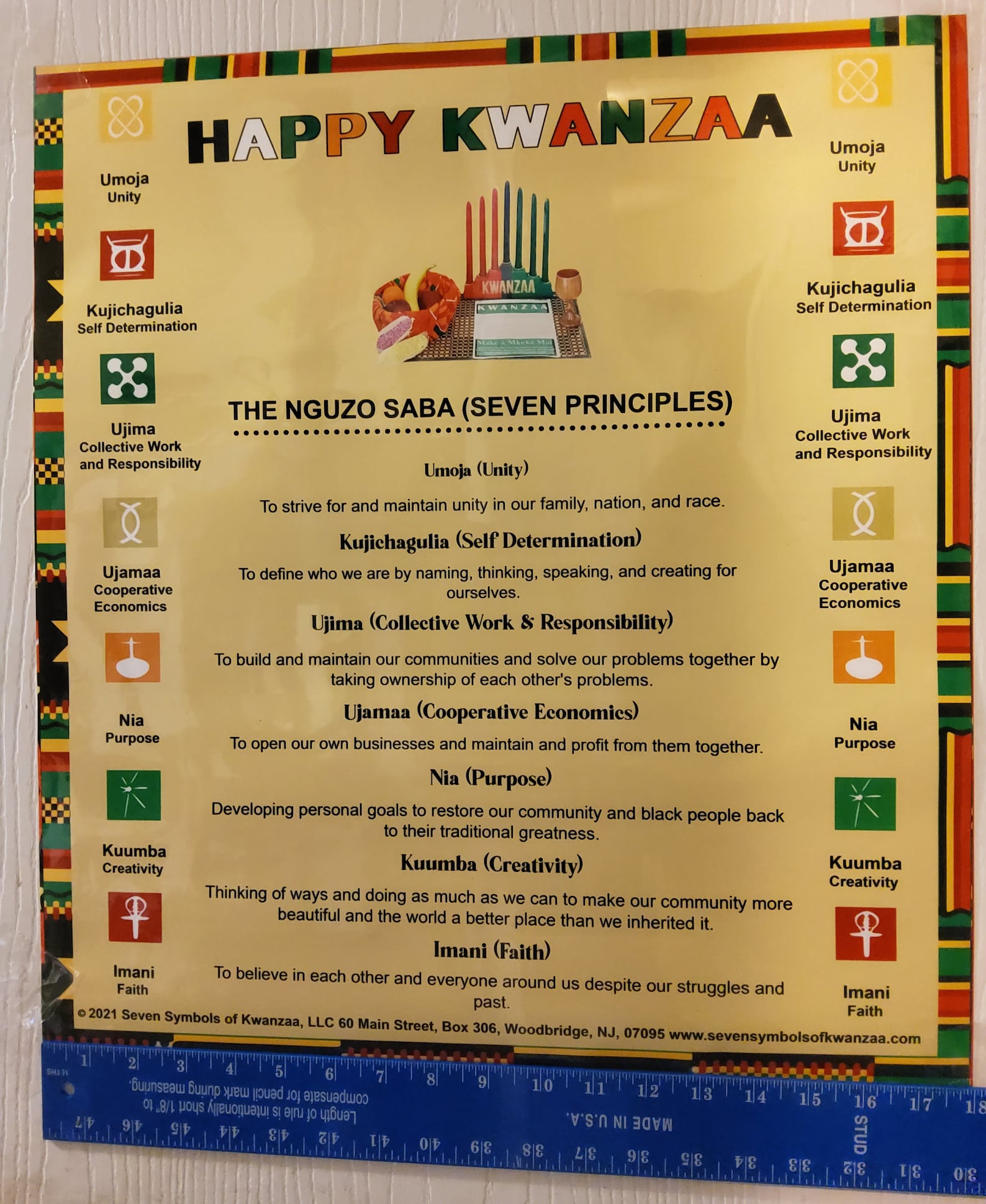 Kwanzaa Poster 18X20 (instant Download) - Etsy