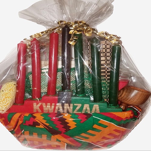 Seven Symbols of Kwanzaa Celebration Gift Basket Set - Etsy