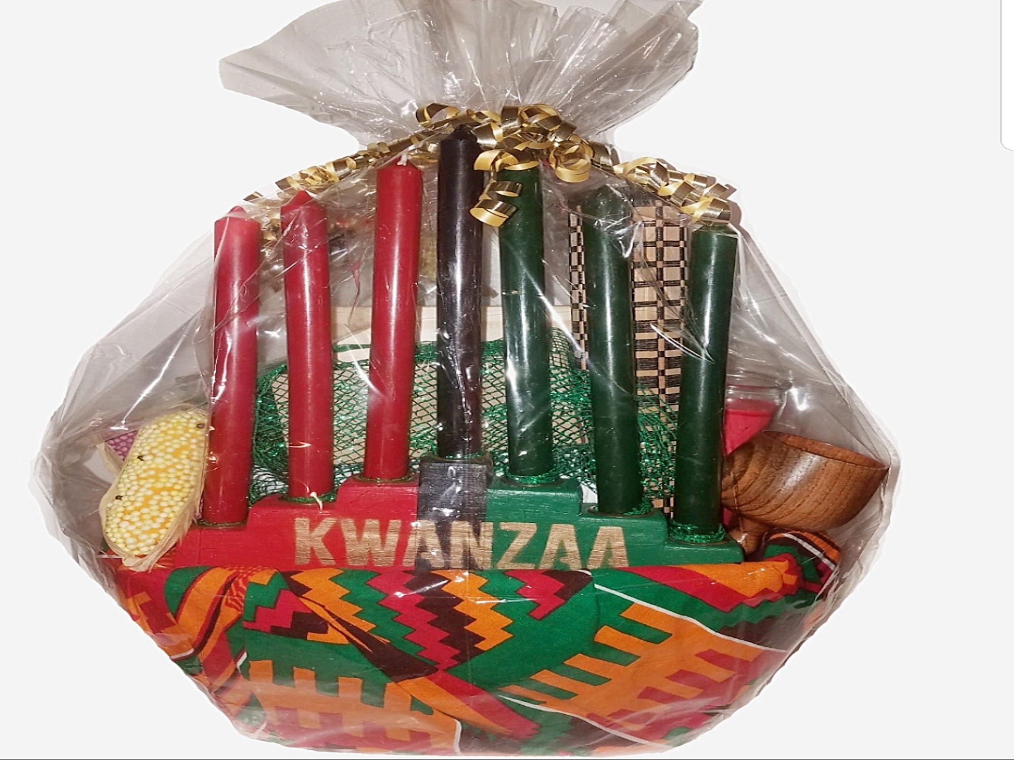 Seven Symbols of Kwanzaa Celebration Gift Basket Set - Etsy