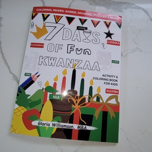 Kwanzaa Activity and Coloring Book for Kids" Unlimited Games, Puzzles ...