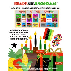 Kwanzaa Bingo Game Kwanzaa Activities, Gifts, Games, for Kids, Play ...