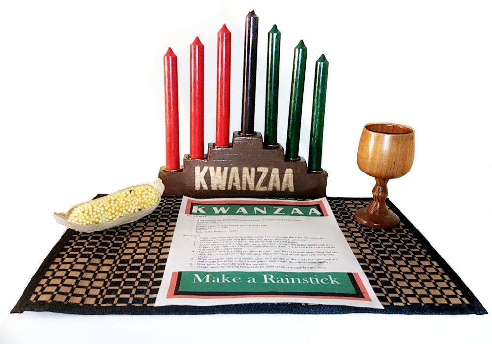 Kwanzaa Kinara Celebration Set 11-piece - Etsy