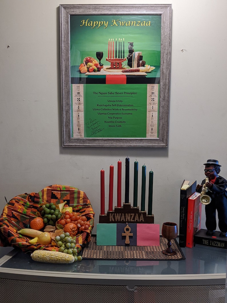 Traditional Brown Wooden Kinara With Gold Finish - Etsy