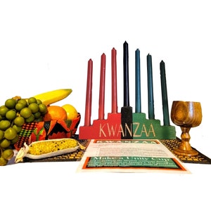 Kwanzaa Kinara Celebration Set 13 Piece - Etsy
