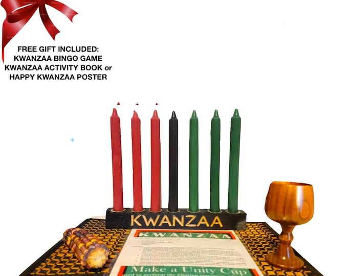 Kwanzaa Kinara 783-B525 Stencil - Etsy