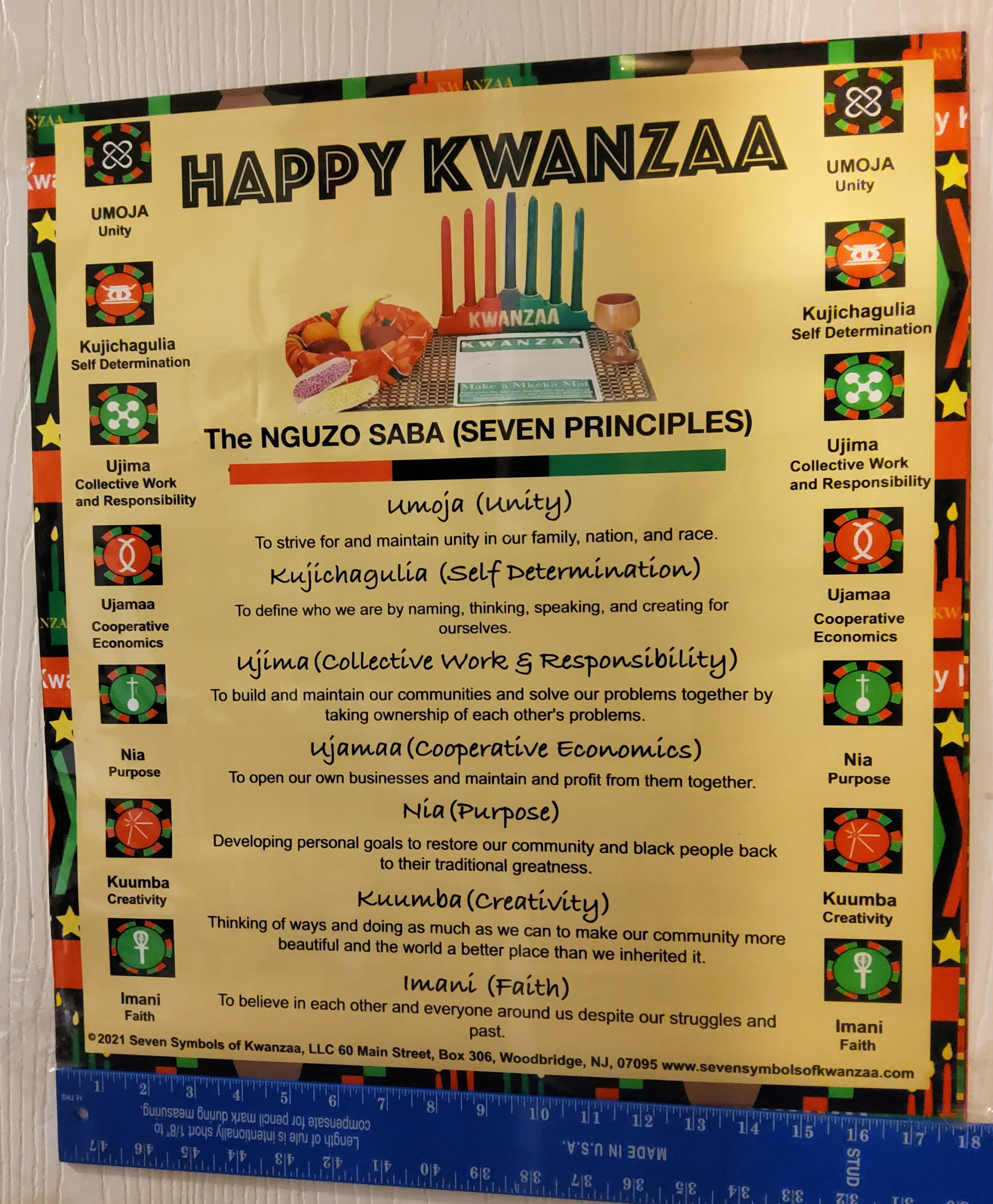 Kwanzaa Poster 18X20 ( Print) - Etsy