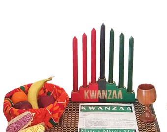 Kwanzaa Kinara Celebration Set 11-piece - Etsy