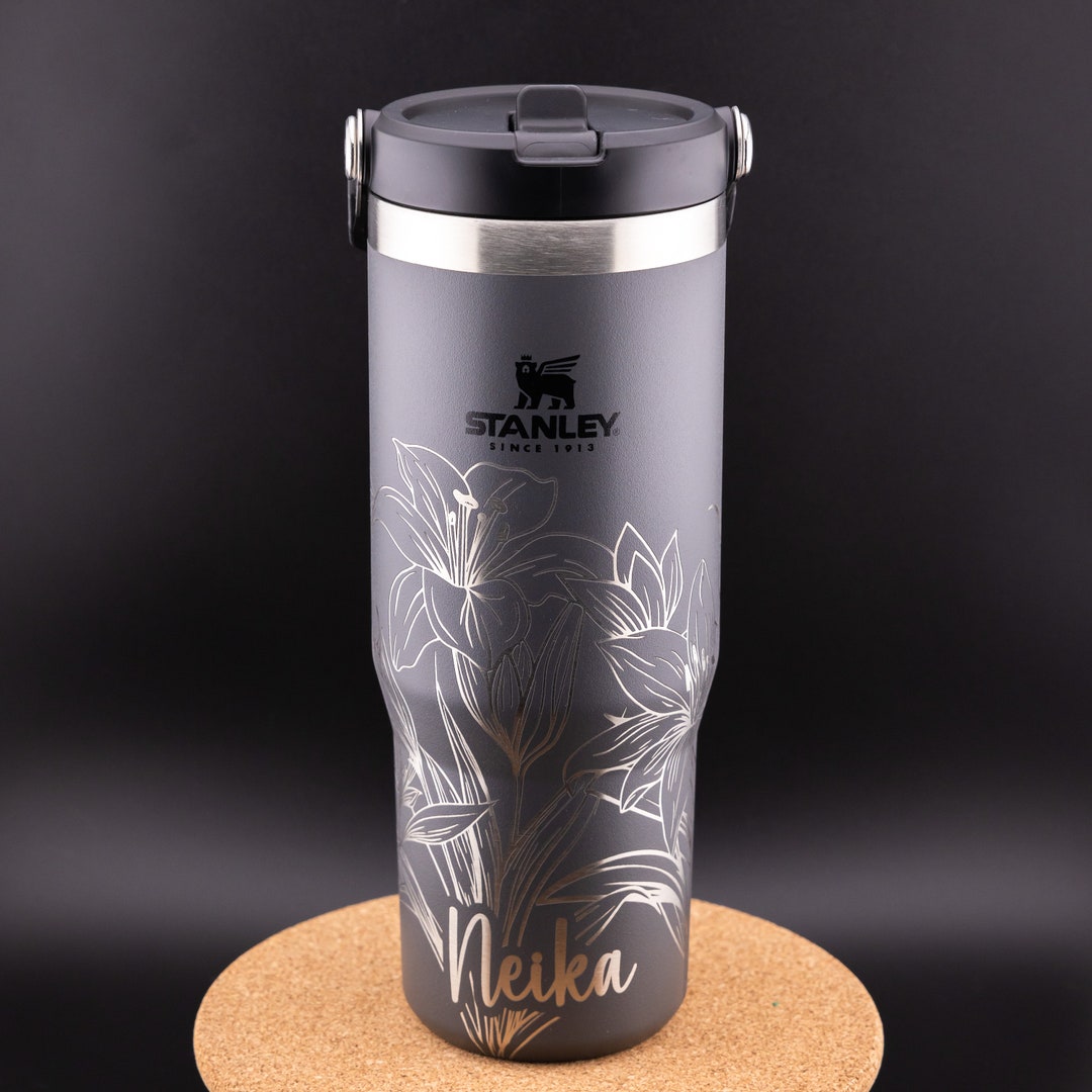 Stanley Engraved Engraved 30oz Tumbler Stanley Iceflow Flip Straw ...