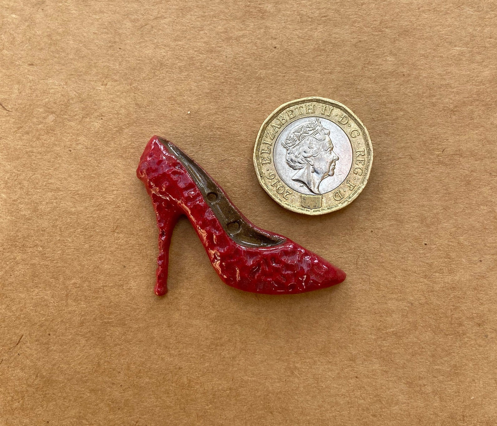 Handmade Little Red Button Unique Ceramic Buttons - Etsy UK