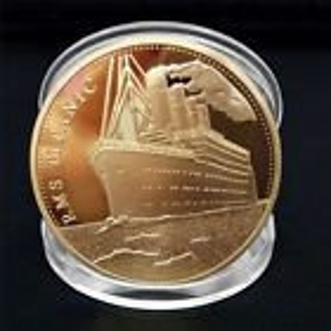 Titanic White Star Line Captain Smith Commemorative Coin - Etsy