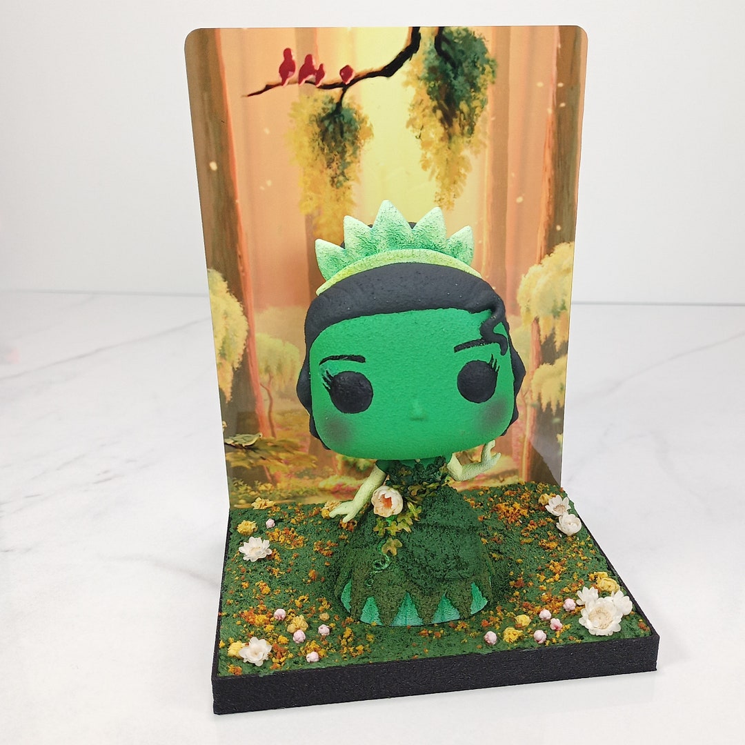Tiana Topiary Customized Repaint Funko POP! - Includes Base, Backer ...