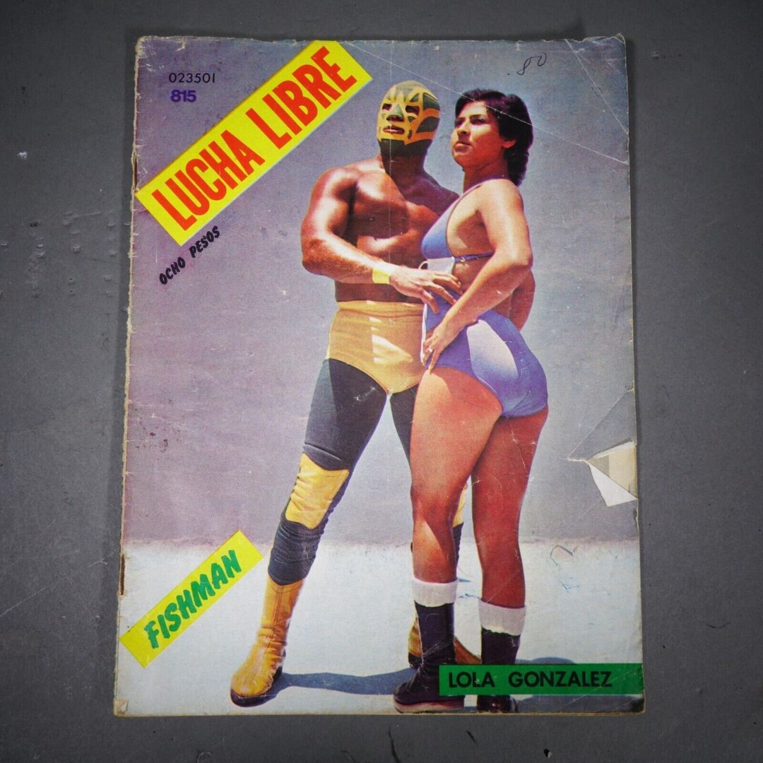 Lucha Libre Magazine 815 Fishman & Lola Gonzalez 1979 Rare - Etsy