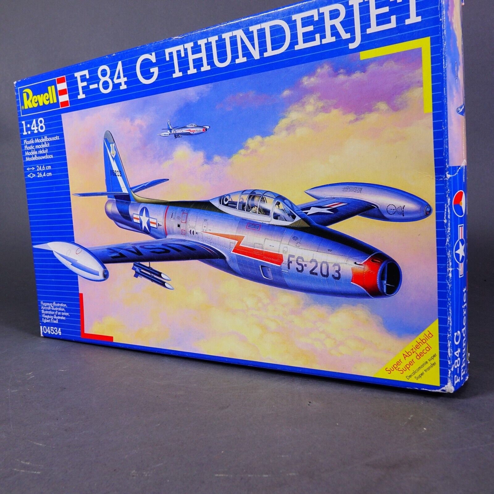 Revell 1:48 F-84G Thunderjet Fighter Model Kit 04534 - Etsy
