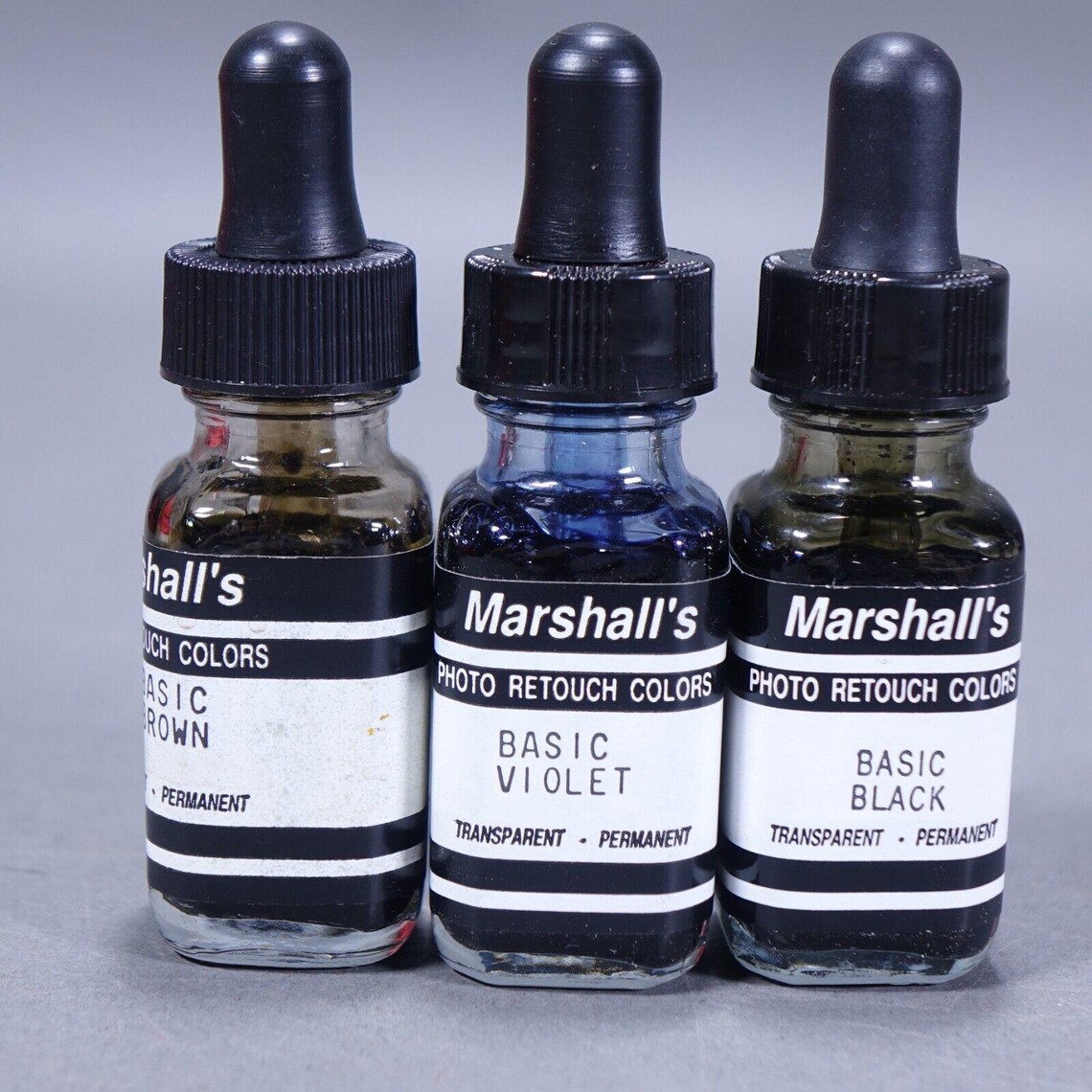 Vintage Marshall's Photo Retouch Colors Transparent Liquid 6 1/2 Oz ...