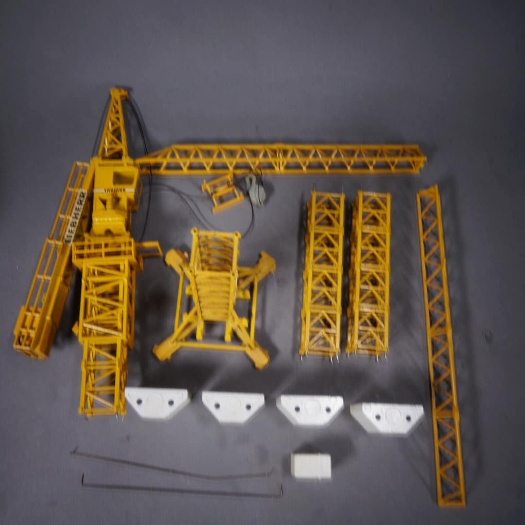 Vintage LIEBHERR Model Diecast 112 EC-H Tower Crane Kit - Etsy