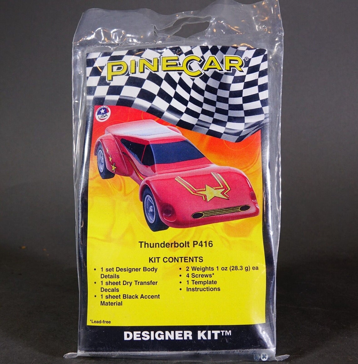 Pinecar Thunderbolt Designer Kit Multimedia Model Detail P416 - Etsy