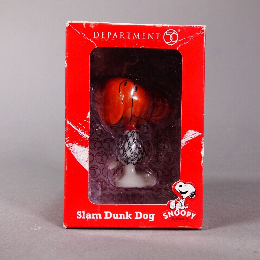 Dept 56 Peanuts Snoopy Slam Dunk Dog Basketball - Etsy