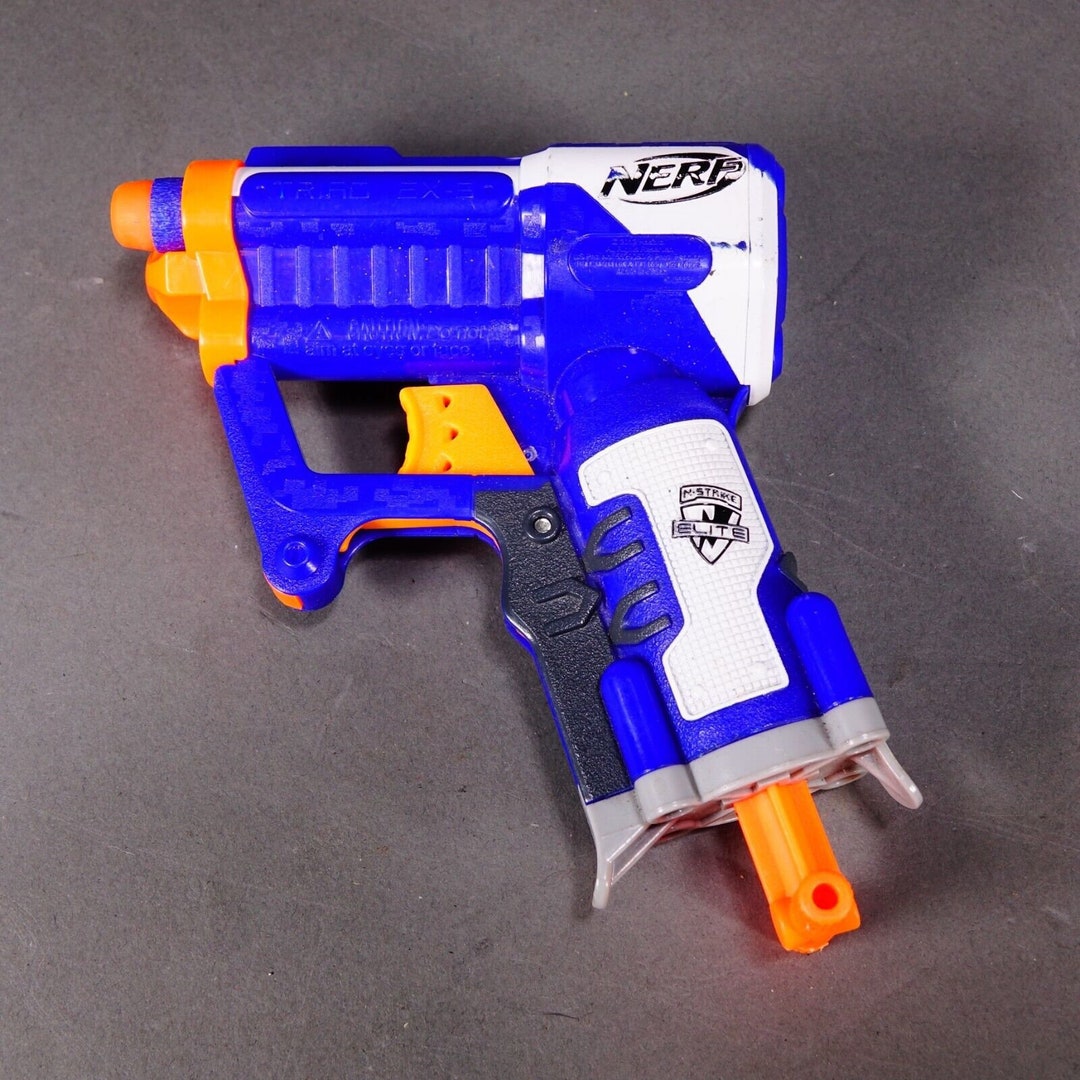 Nerf N-strike Elite Triad EX-3 Blaster W/ 2 Darts - Etsy