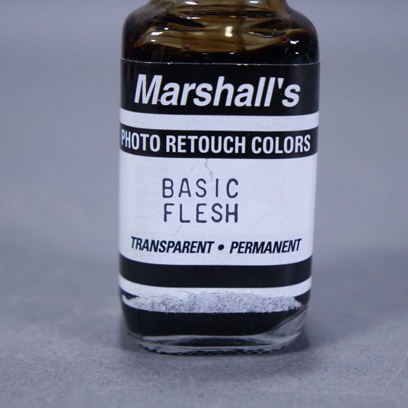 Vintage Marshall's Photo Retouch Colors Transparent Liquid 6 1/2 Oz ...