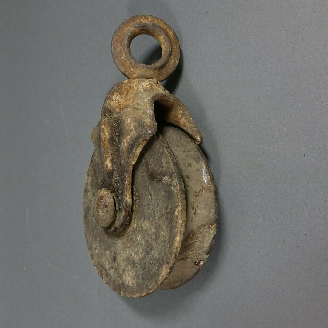 Antique Vintage Barn Wooden/cast Pulley N118 - Etsy