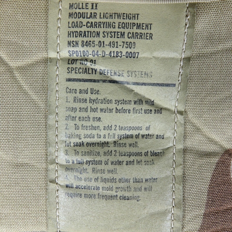 Army Skilcraft Hydramax Maximum Hydration MOLE II Hydration - Etsy