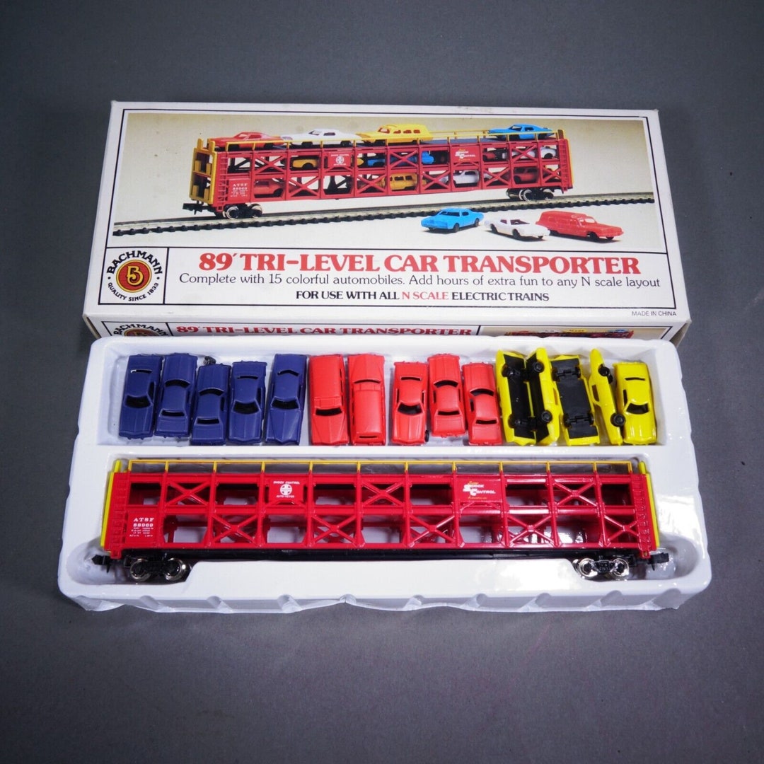 Bachmann 89' Tri Level Car Transporter Vintage N Scale W/ Box Item 46502 - Etsy